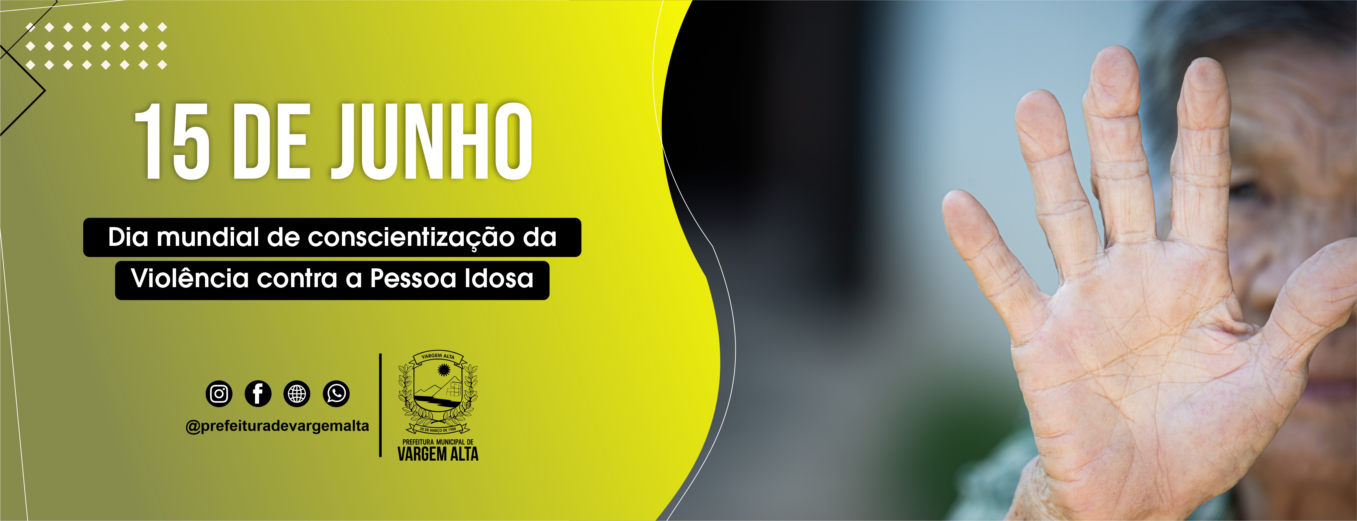 15 de junho: data pede conscientização sobre violência contra o idoso